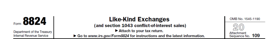 Irs Form 8824 Fillable - Printable Forms Free Online